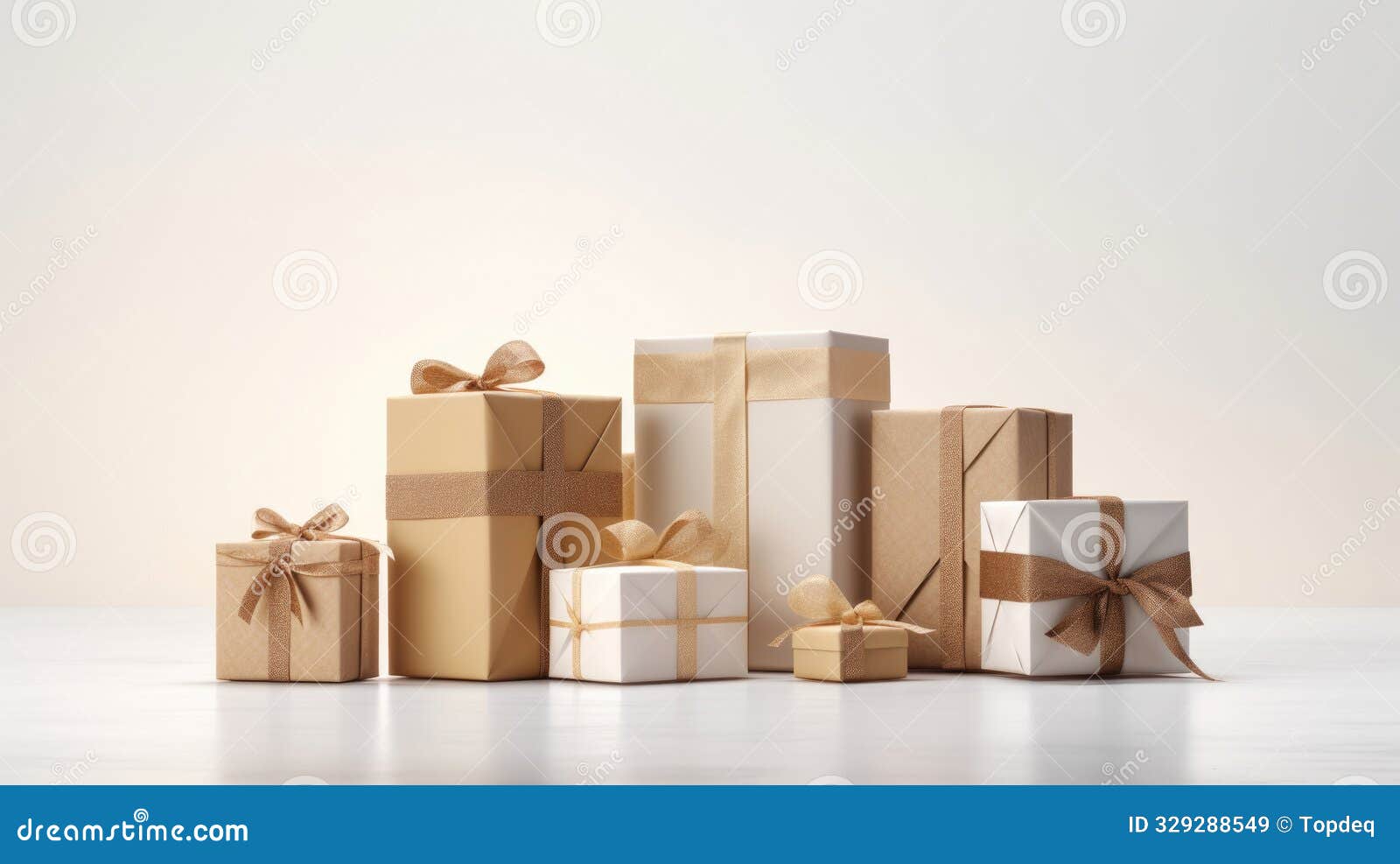 Multiple Beige Presents In Japandi, Wabi Sabi Style Minimalist ...