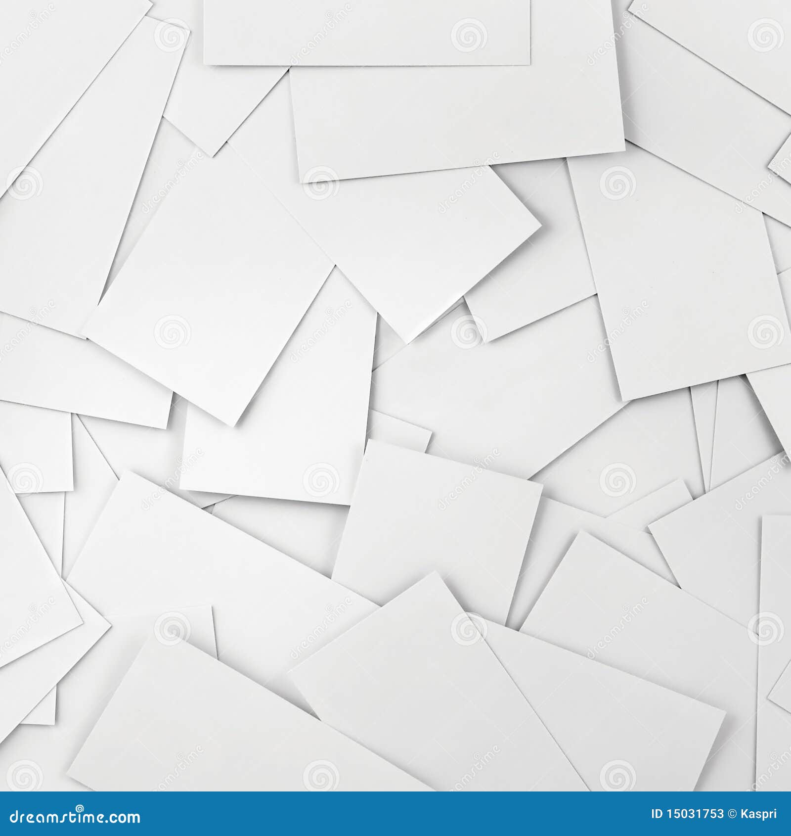 Multiple Blank Business Cards Background Stock Image - Image of empty ...