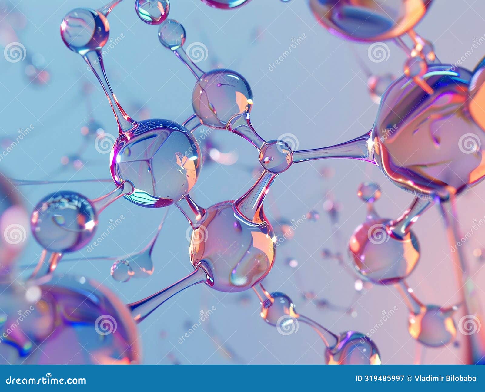 Floating bubbles stack stock illustration. Illustration of colorful ...