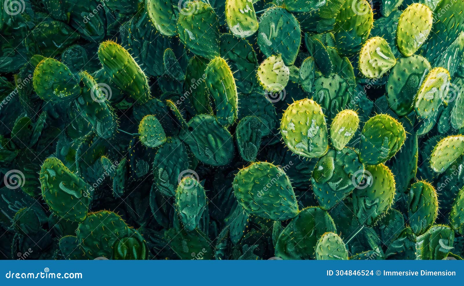Multiple Cactus Texture. a Cluster of Cacti Revealing Nature S Textured ...
