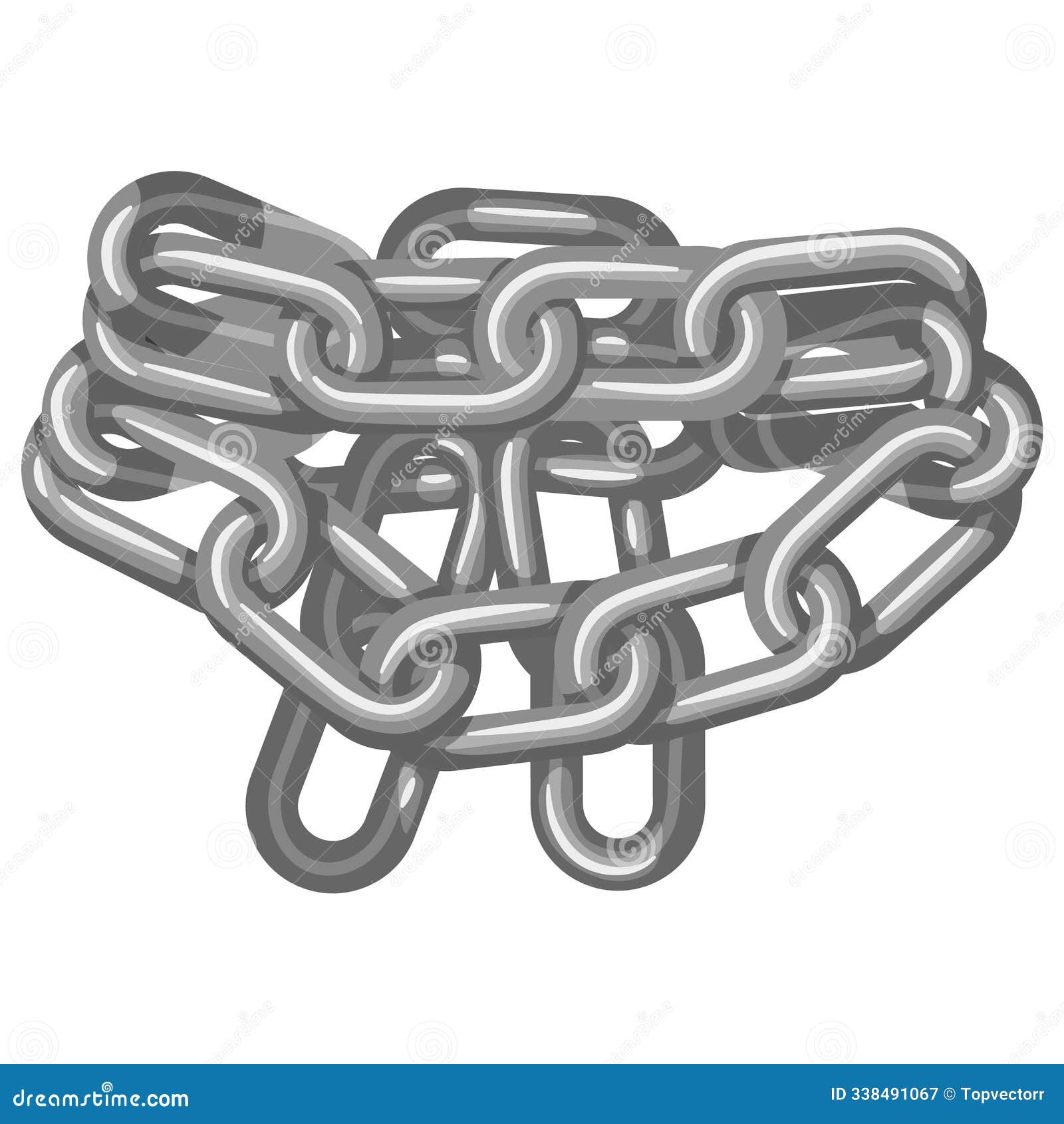 Multiple Chains Interlocked in a Complex Knot Representing Strength and ...
