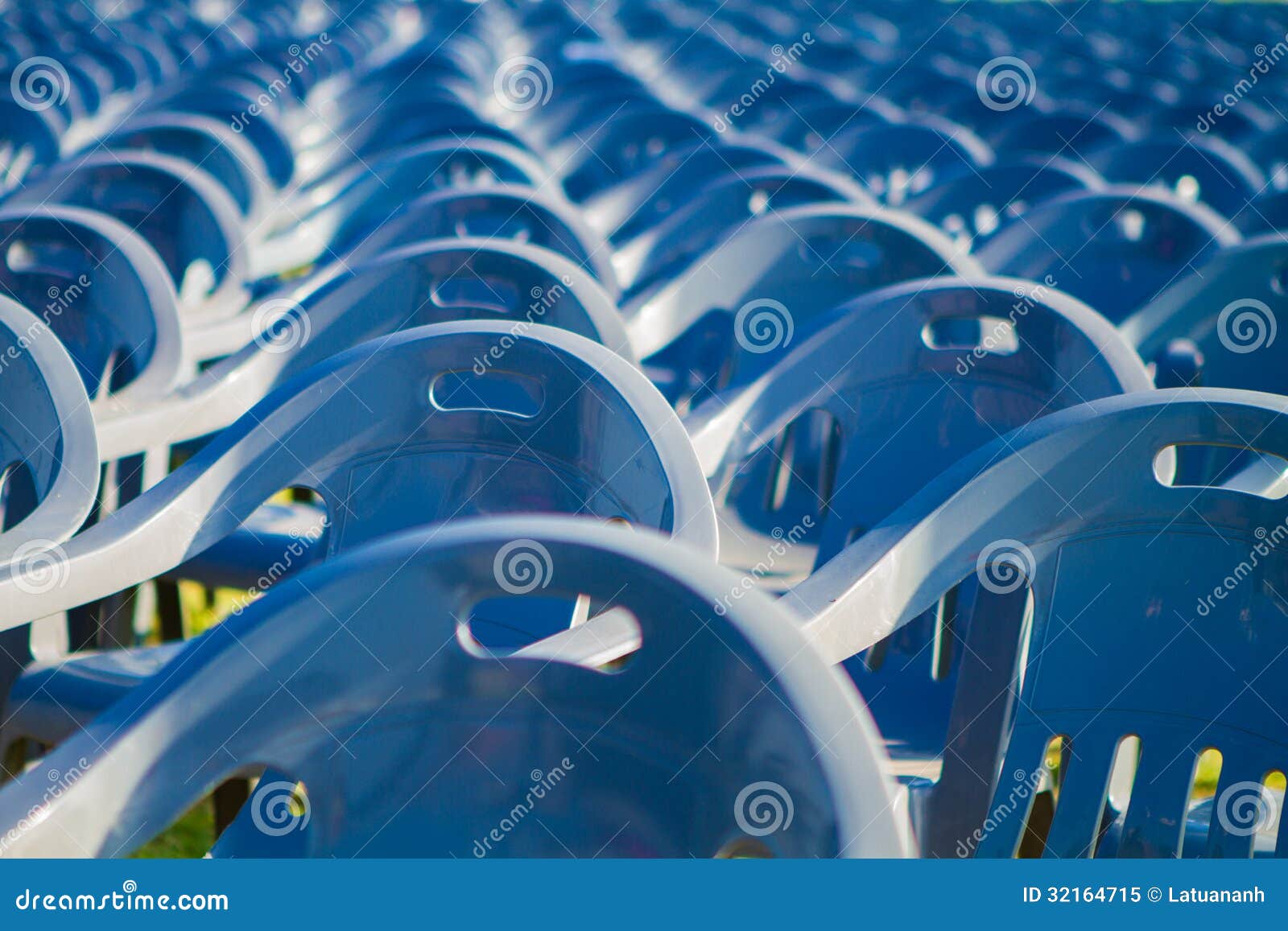 Multiple Chairs Outdoor, Many Chairs Stock Image - Image of bleachers ...