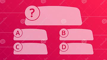 Multiple Choice Quiz Template Stock Vector - Illustration of guess ...