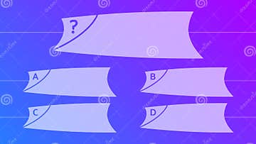 Multiple Choice Quiz Template Stock Vector - Illustration of ...