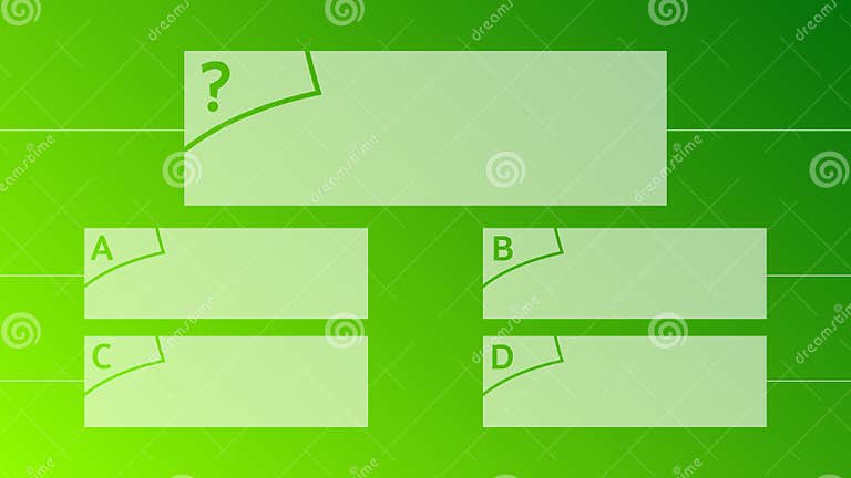 Multiple Choice Quiz Template Stock Vector - Illustration of exam ...