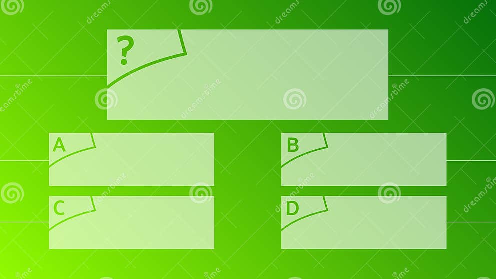 Multiple Choice Quiz Template Stock Vector - Illustration of exam ...