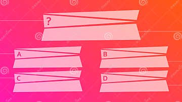 Multiple Choice Quiz Template Stock Vector - Illustration of analysis ...