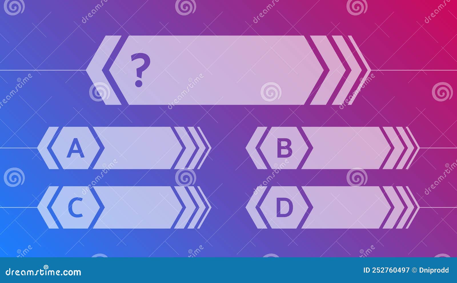 Multiple Choice Quiz Template Stock Vector - Illustration of logo ...