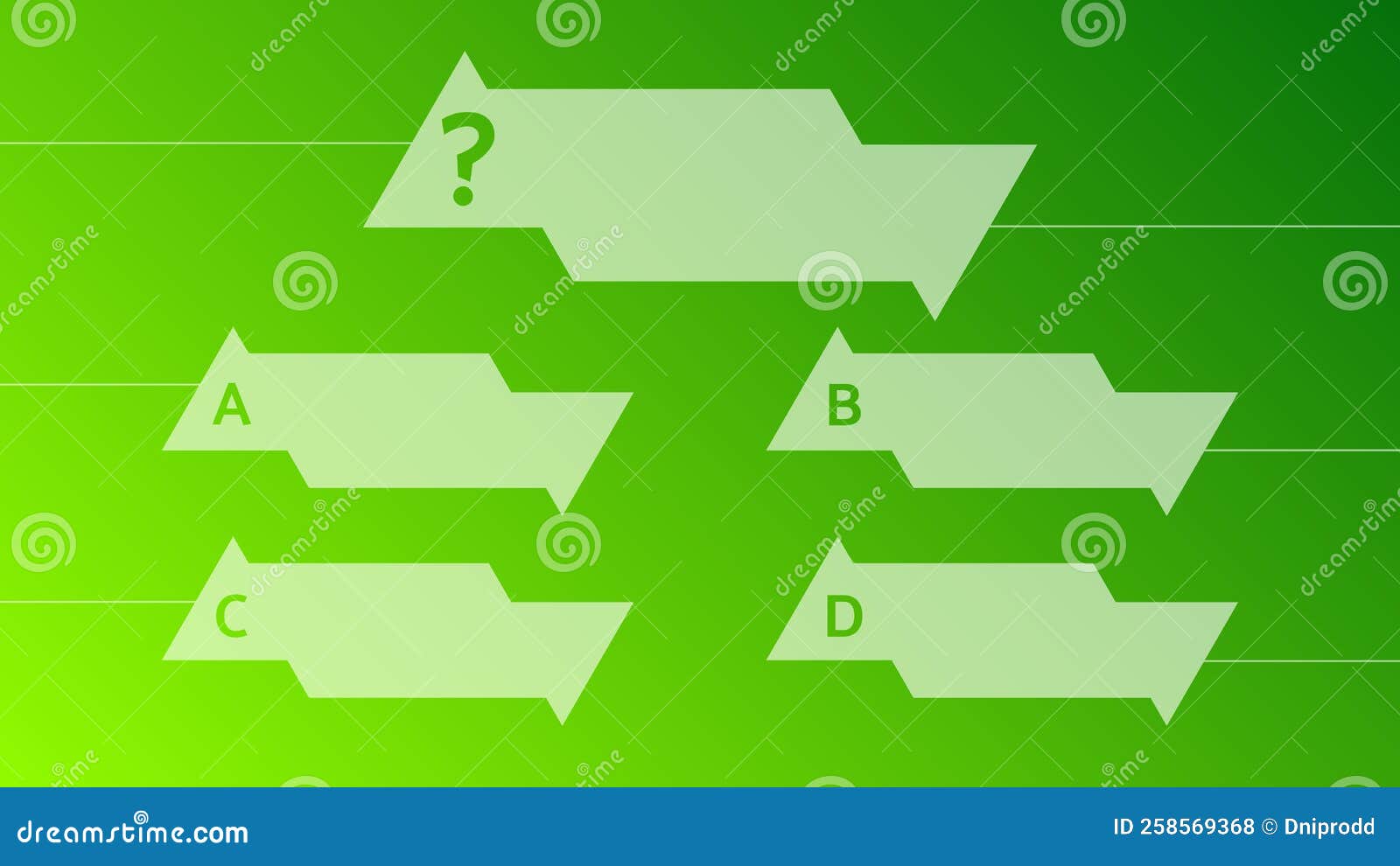 Multiple Choice Quiz Template Stock Vector - Illustration of creative ...
