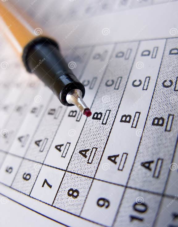 Multiple choice test stock image. Image of answer, exams - 4579631