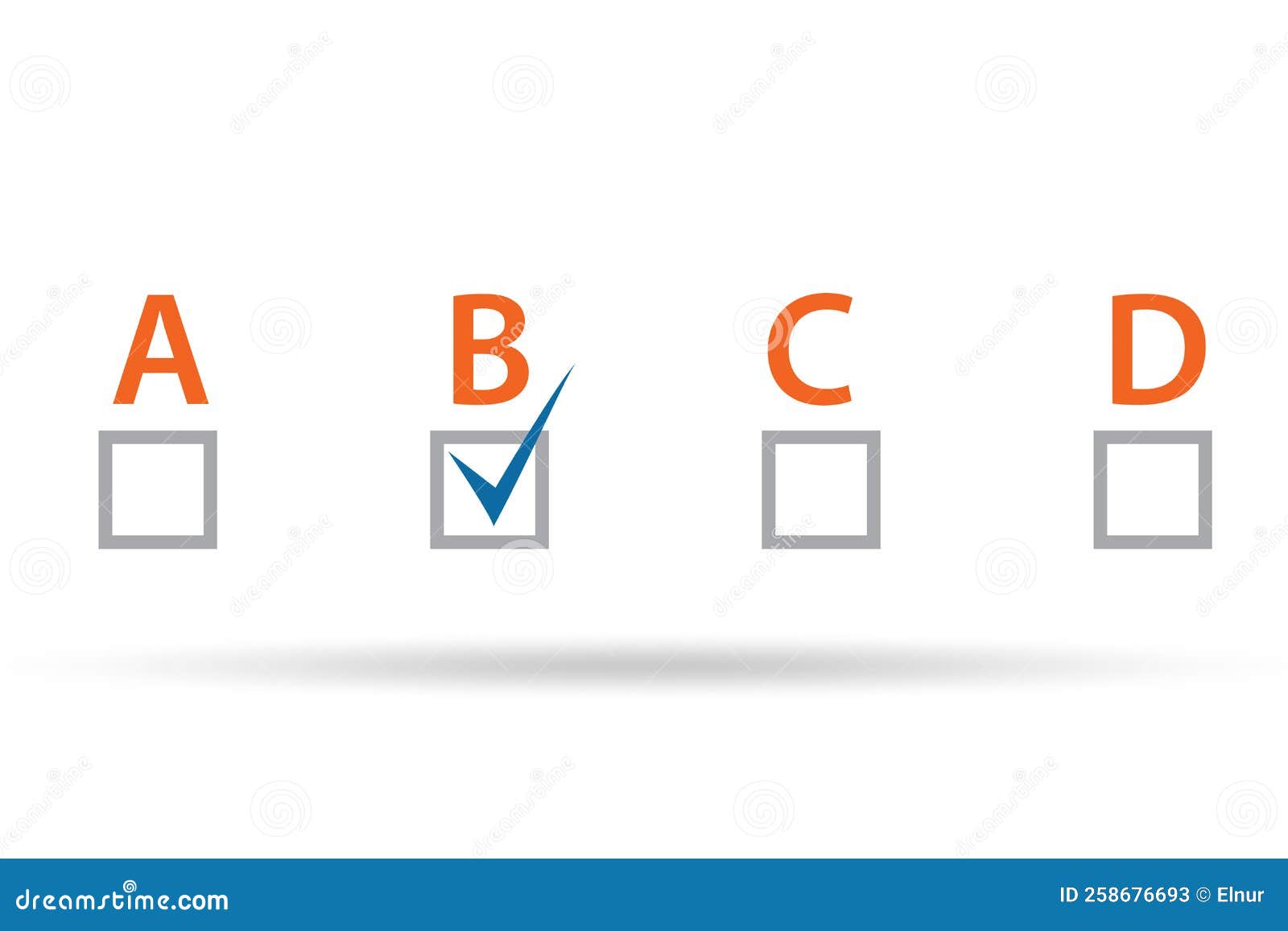 Multiple Choice Test Question Concept Stock Illustration - Illustration ... Multiple Choice Test Question Concept Stock Illustration - Illustration ...