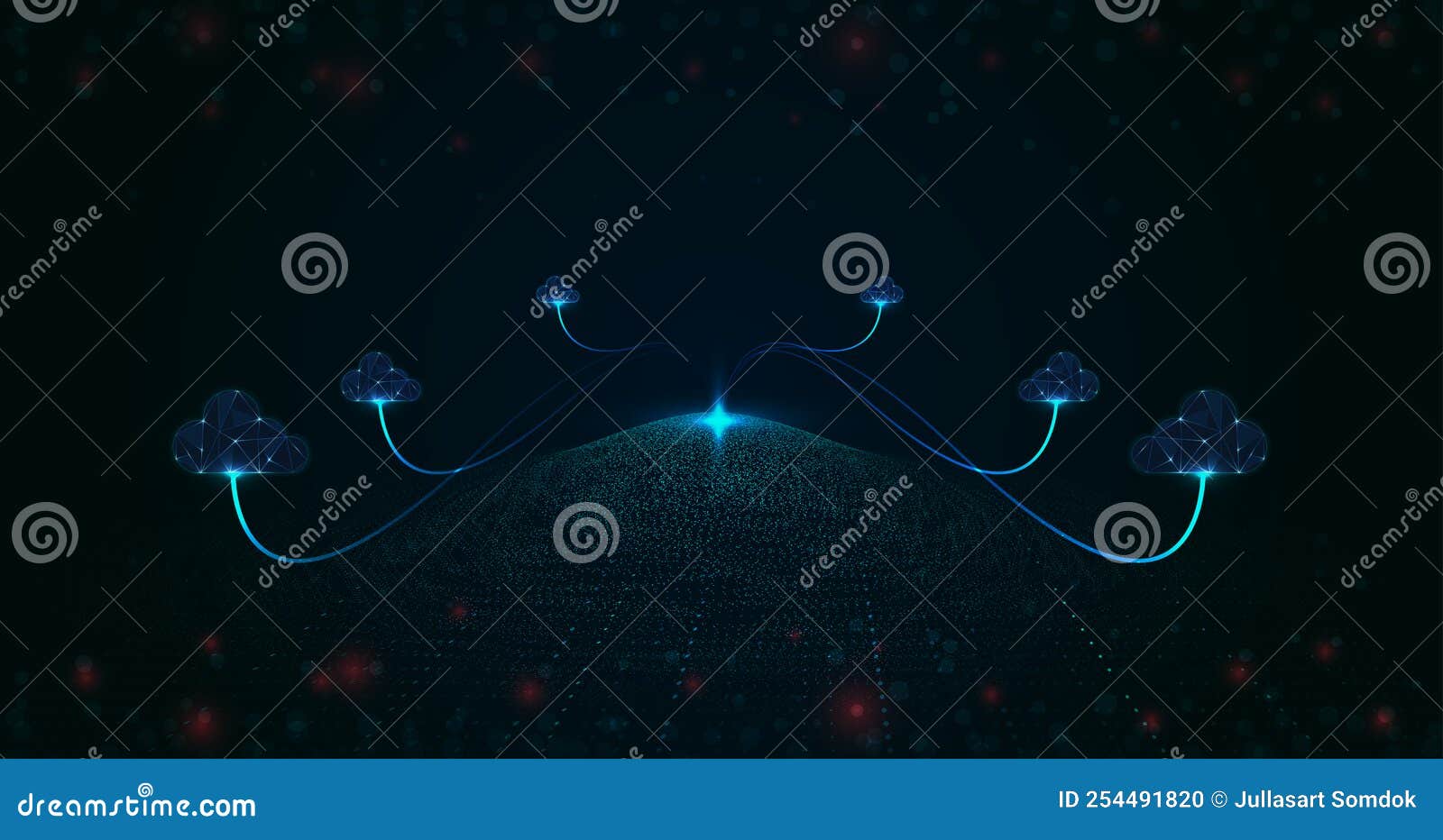 Multiple Cloud Symbol Vector Illustration, 2D Cloud, 3D Cloud, Multi ...