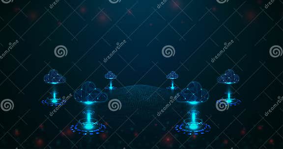 Multiple Cloud Symbol Vector Illustration, 2D Cloud, 3D Cloud, Multi ...