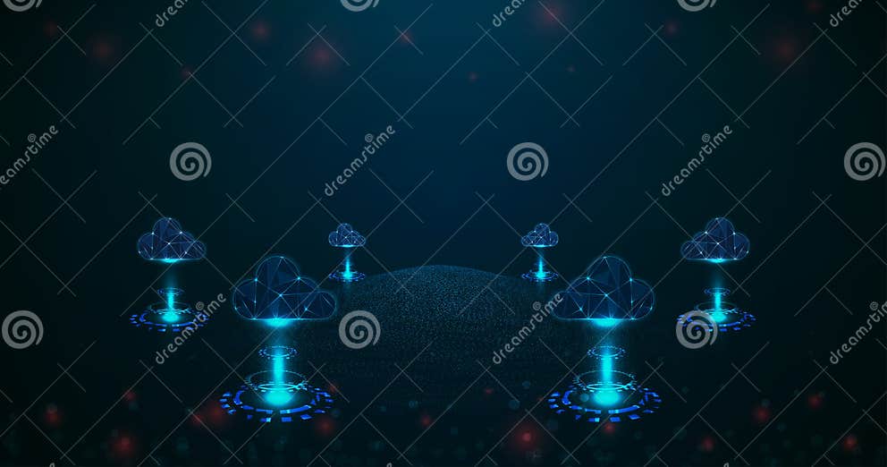 Multiple Cloud Symbol Vector Illustration, 2D Cloud, 3D Cloud, Multi ...