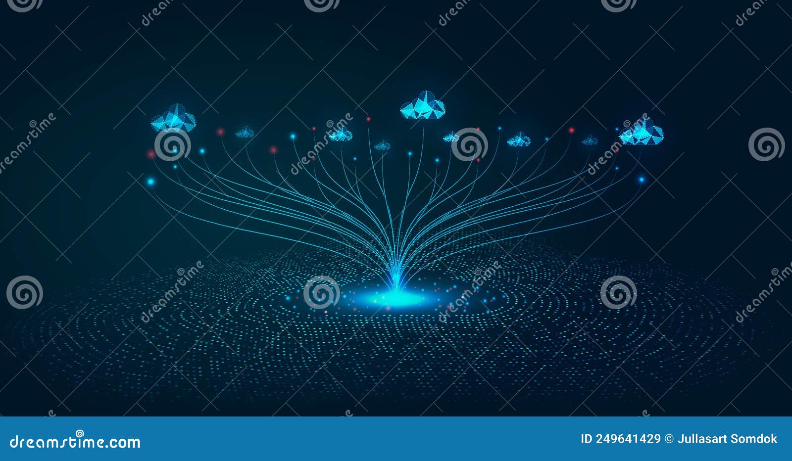 Multiple Cloud Symbol Vector Illustration, 2D Cloud, 3D Cloud, Multi ...