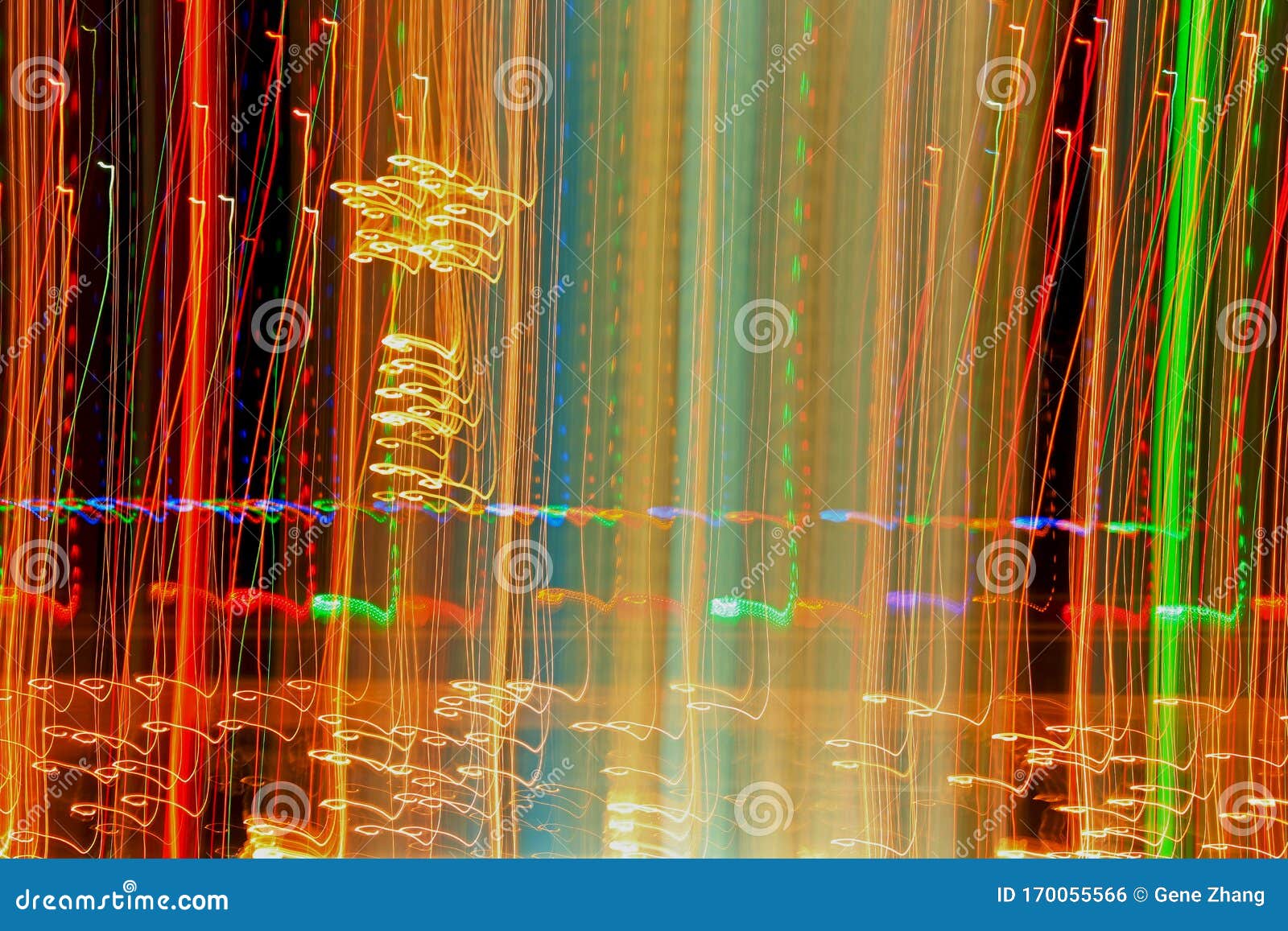 Flowing Light Effect, Multi-colored Curves Backgrounds, Abstract Stock ...