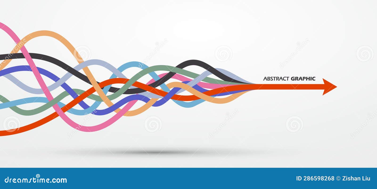 Multiple Colored Ropes Converging into Arrows in the Same Direction ...