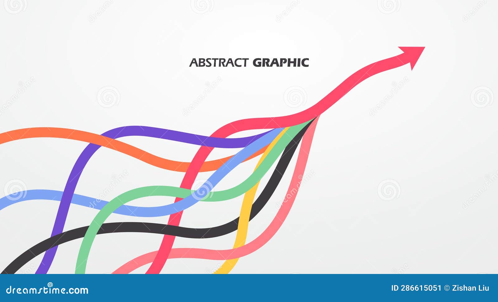 Multiple Colored Ropes Converging into Arrows in the Same Direction ...