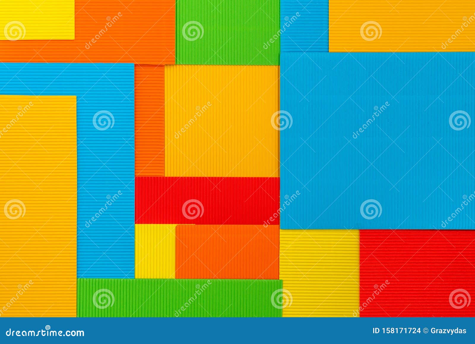 Multiple Colorful Paper Sheets Stock Photo - Image of packaging ...