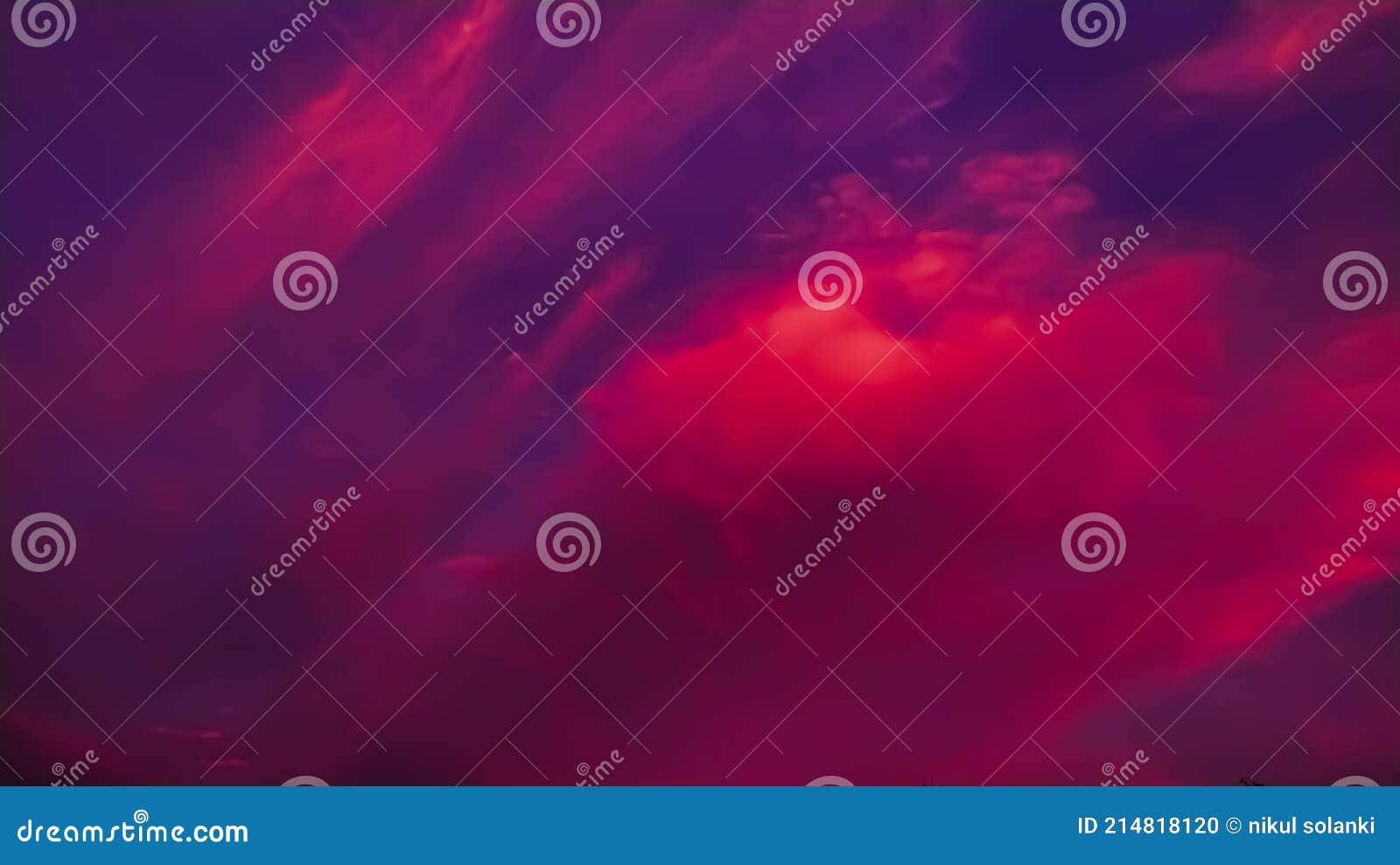 Multiple Colours Sky Sun Light in Indian Village Evening Time Sunset ...