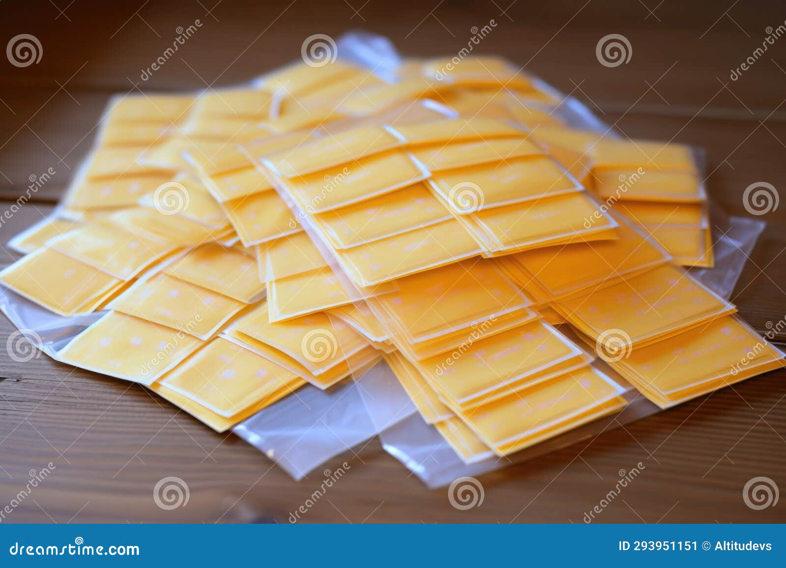 Multiple Contraceptive Patch Packets Arranged Neatly Stock Illustration ...