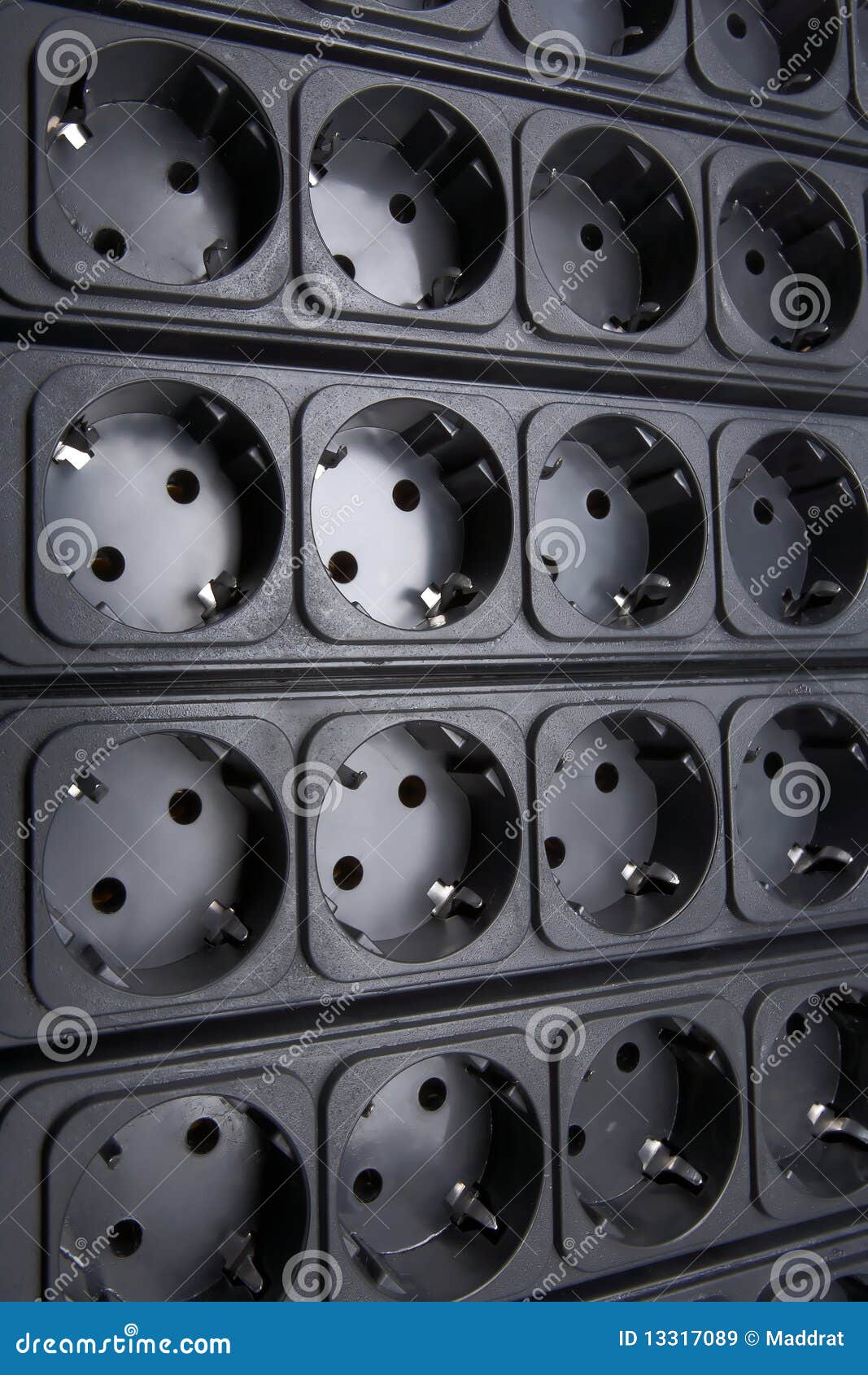 Multiple dark outlet stock image. Image of dark, electric - 13317089