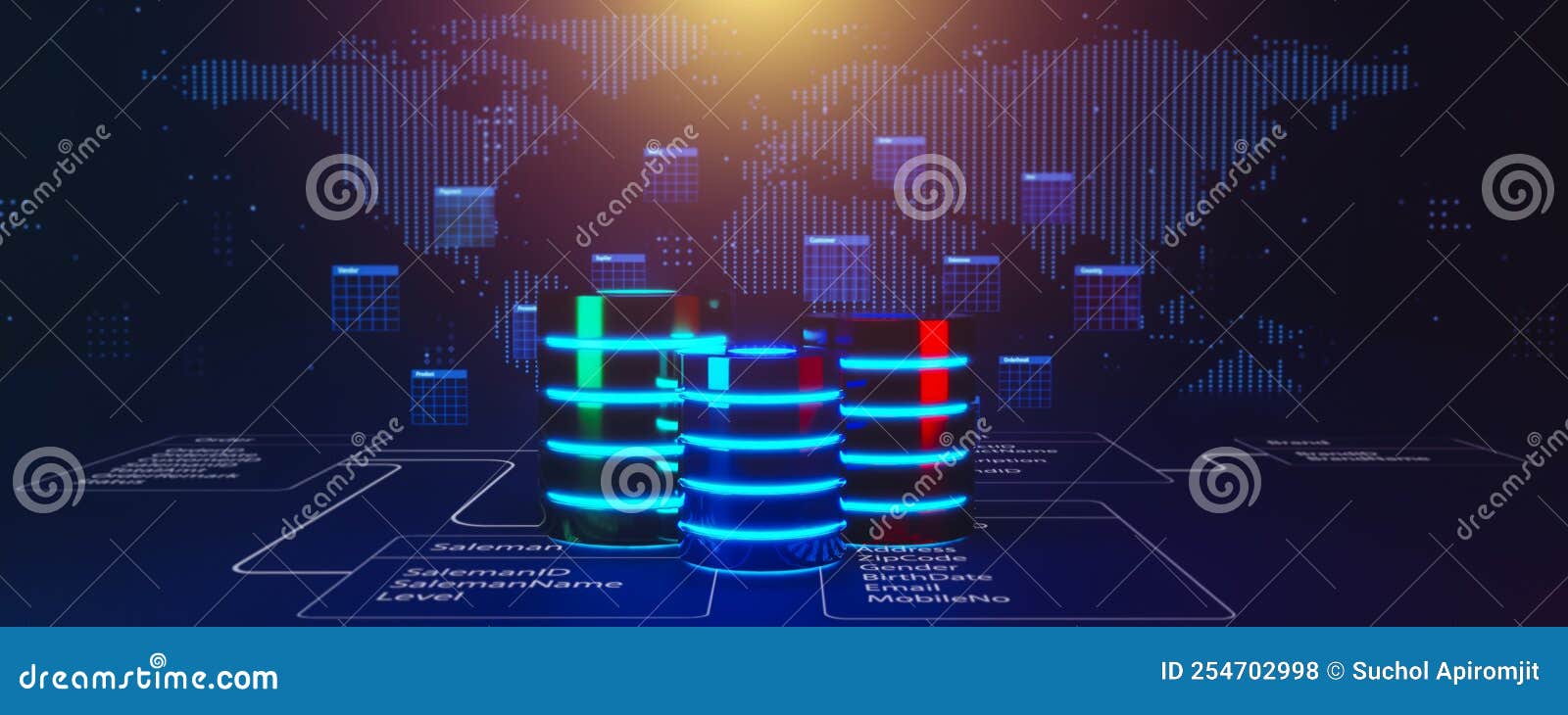 Multiple Database Is Placed On Relational Database Tables With Server ... Multiple Database Is Placed On Relational Database Tables With Server ...