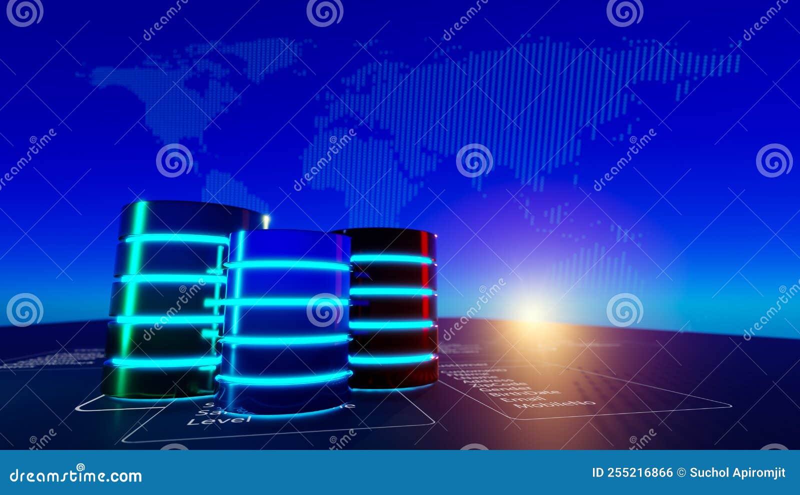Multiple Database Is Placed On Relational Database Tables With Server