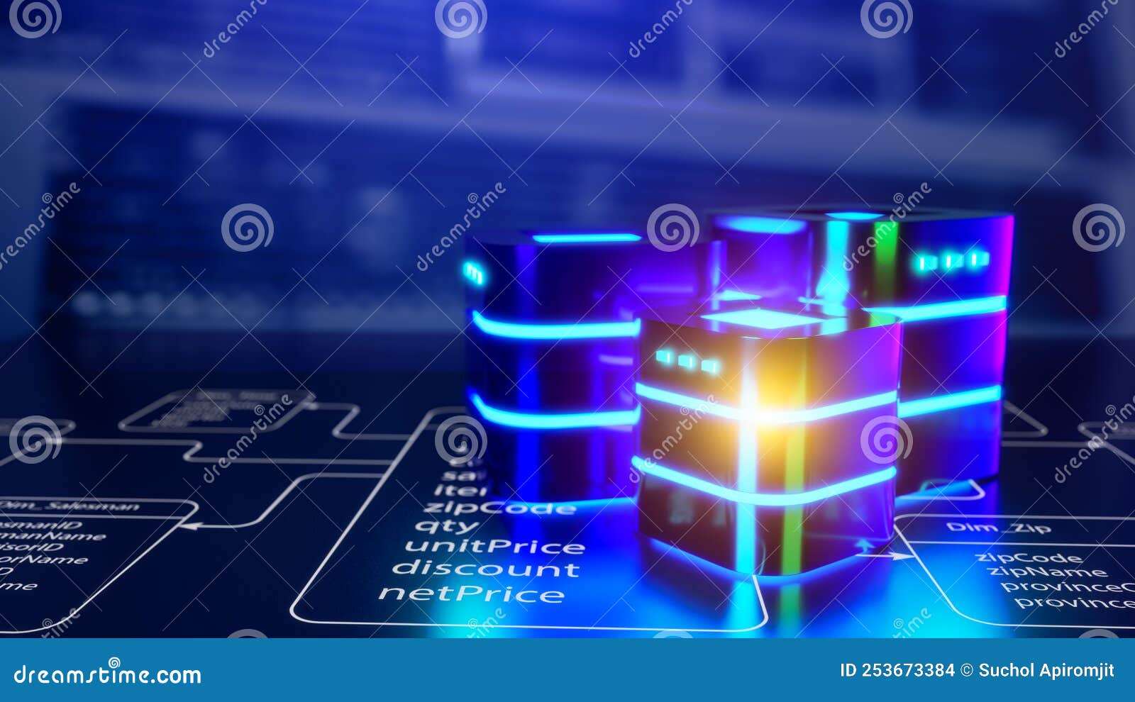 Multiple Database Is Placed On Relational Database Tables With Server