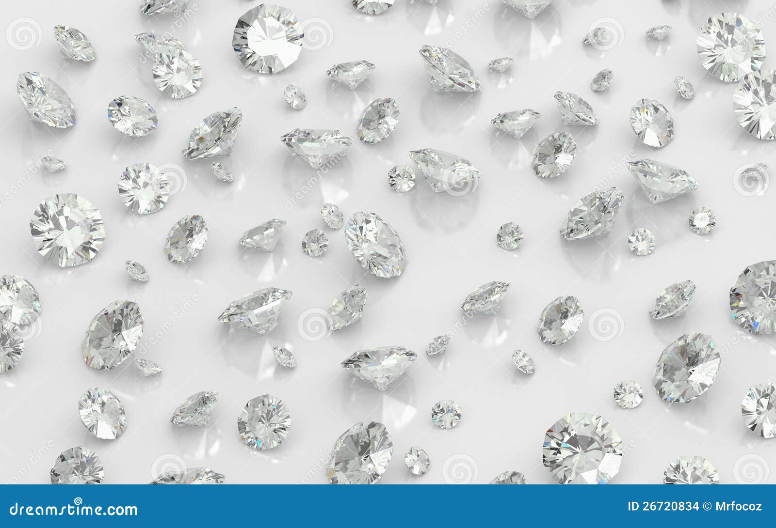 Multiple Diamond Gem stock illustration. Illustration of gemstone ...