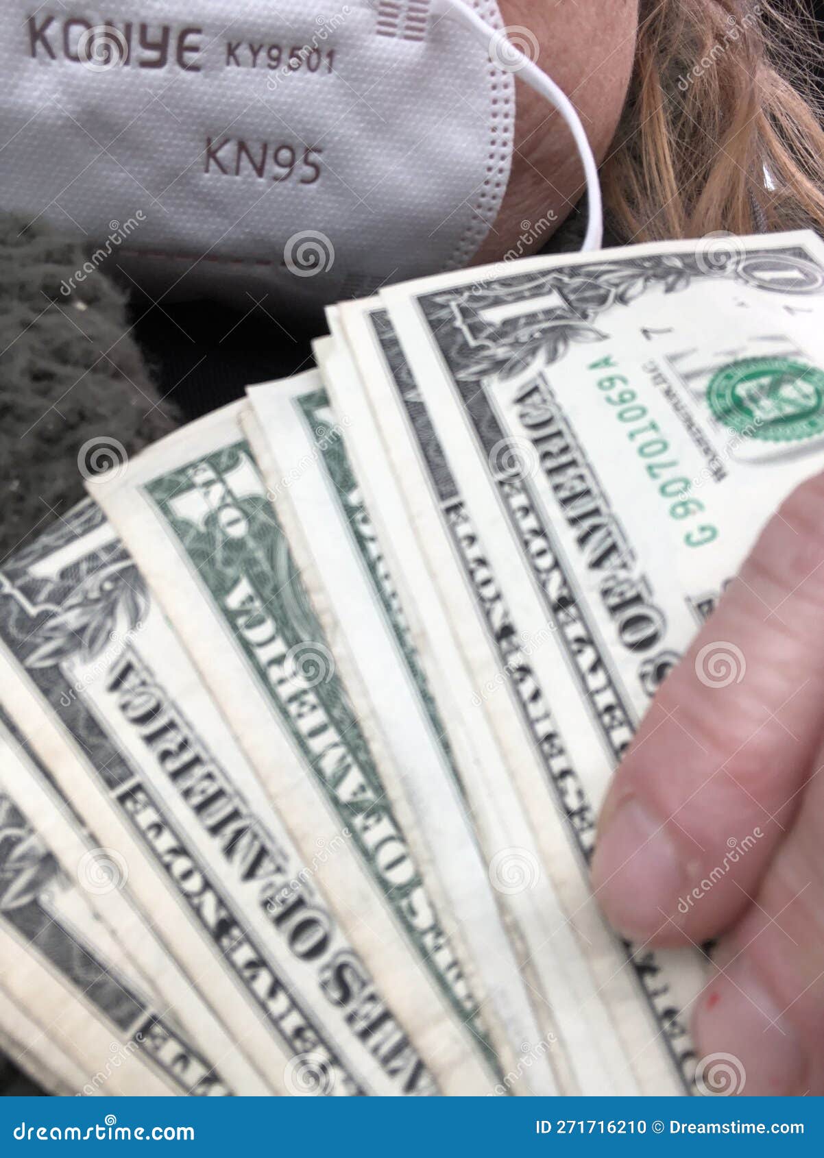 Multiple of Dollar Bills.. Working Hard Stock Photo - Image of hard ...
