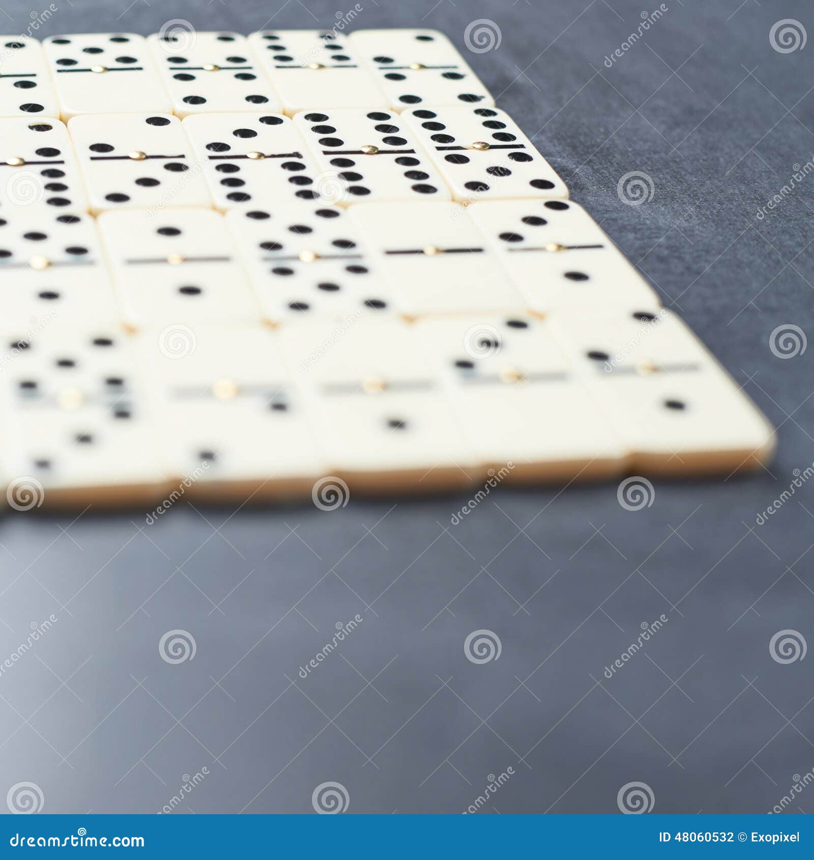 Multiple Domino Bones Composition Stock Photo - Image of dominoe, point ...