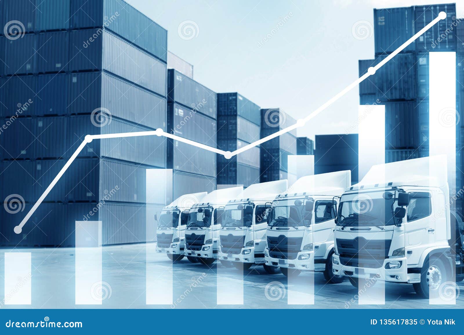 Multiple Exposure of Business Cargo Shipping Import & Export Logistics ... Multiple Exposure of Business Cargo Shipping Import & Export Logistics ...