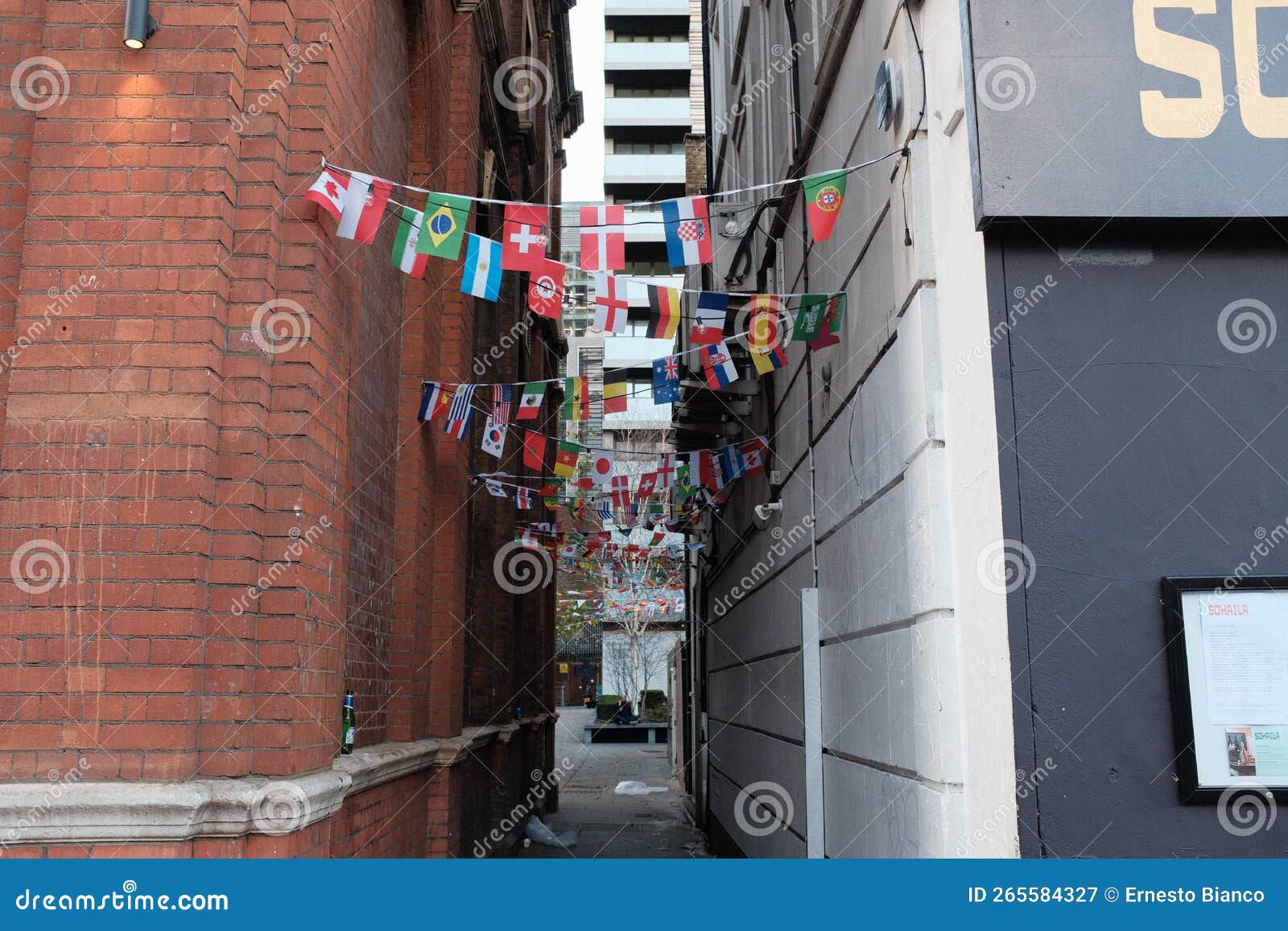 Multiple Flags of Different Countries Competing in the World Cup ...