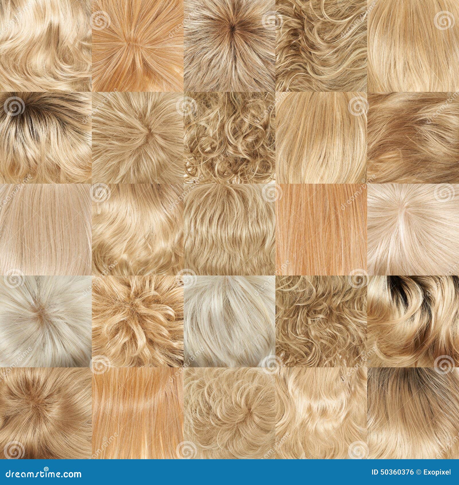 Multiple Hair Texture Backgrounds Royalty-Free Stock Image ...