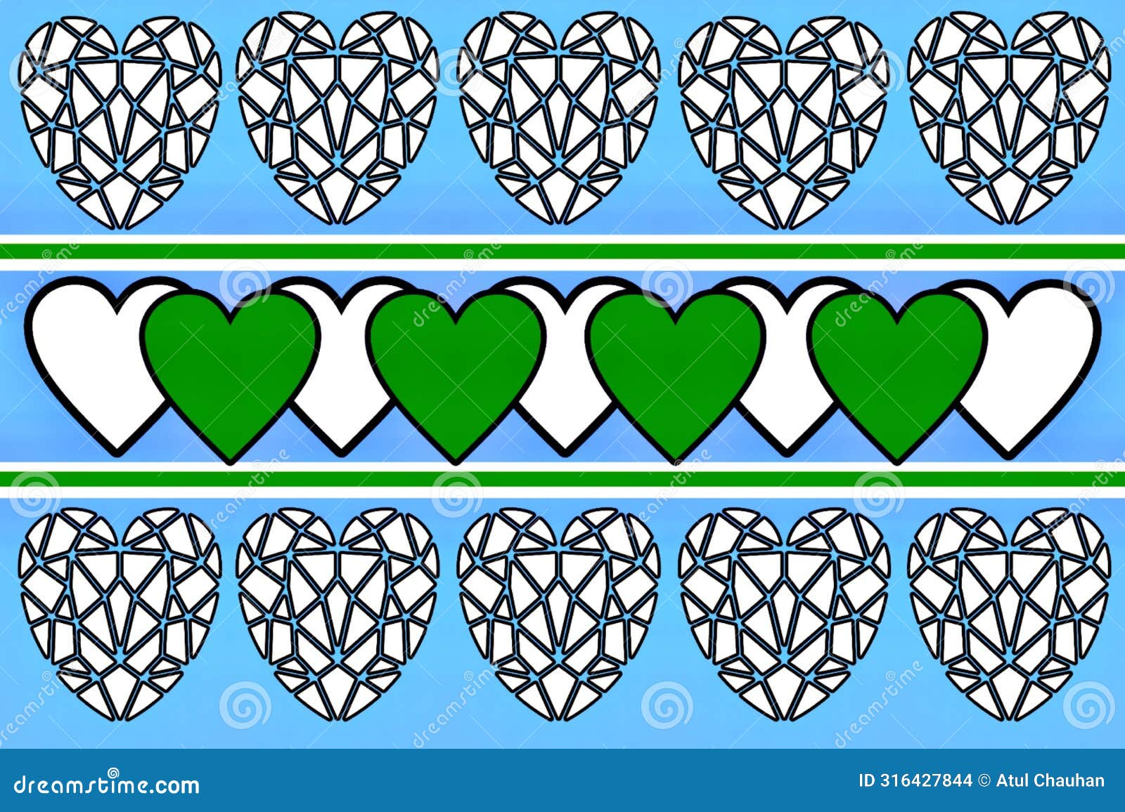 Multiple Heart Icons Over World Map Against Blue Background Royalty ...