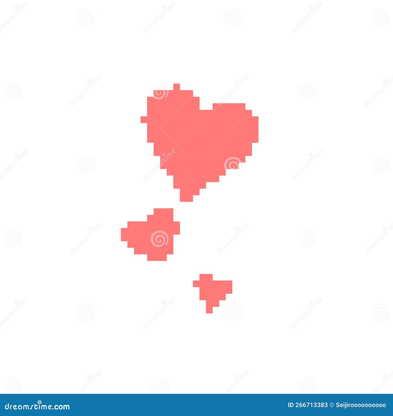 Multiple heart marks stock vector. Illustration of retro - 266713383