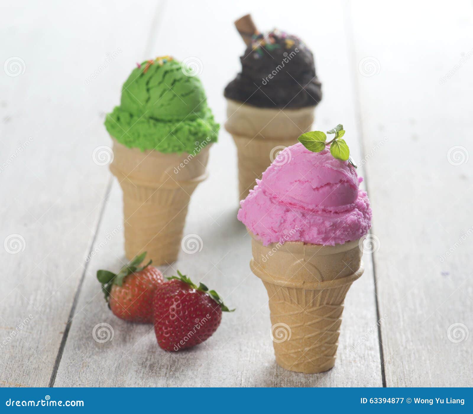 Multiple ice creams stock image. Image of creams, colors - 63394877