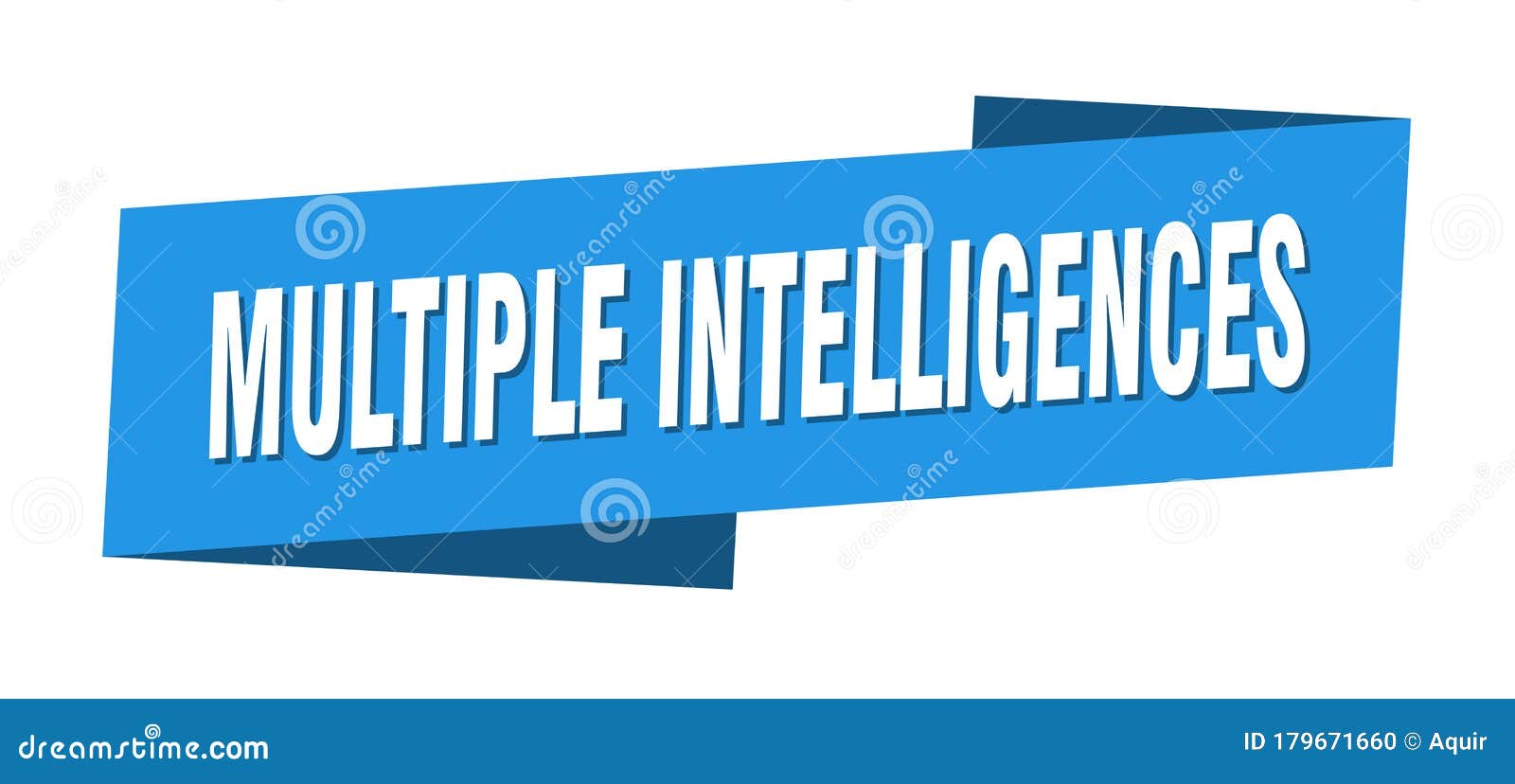 Multiple Intelligences Banner Template. Multiple Intelligences Ribbon ...
