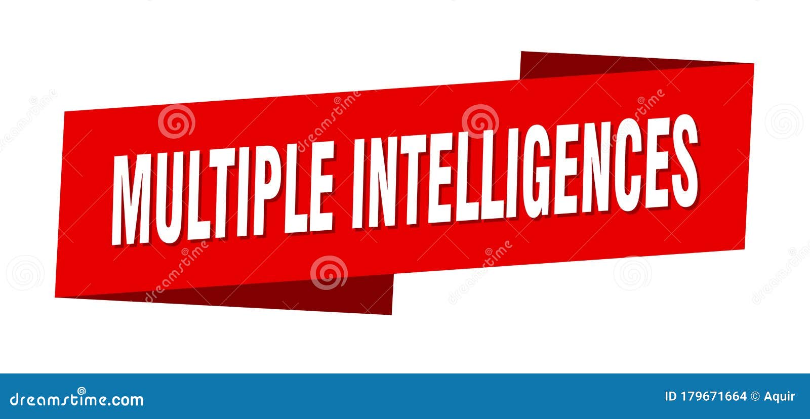 Multiple Intelligences Banner Template. Multiple Intelligences Ribbon ...