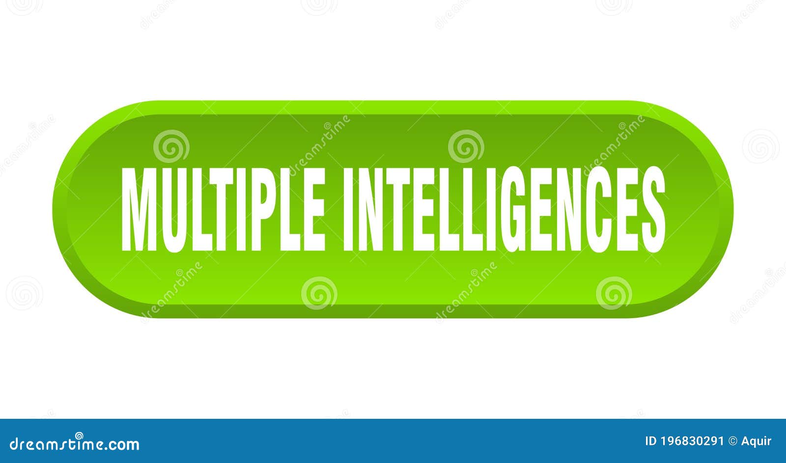 Multiple Intelligences Stamp Cartoon Vector | CartoonDealer.com #197724579