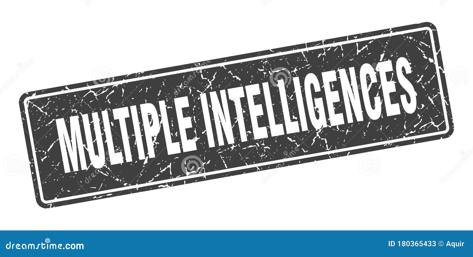 Multiple Intelligences Sign. Multiple Intelligences Grunge Stamp Stock ...