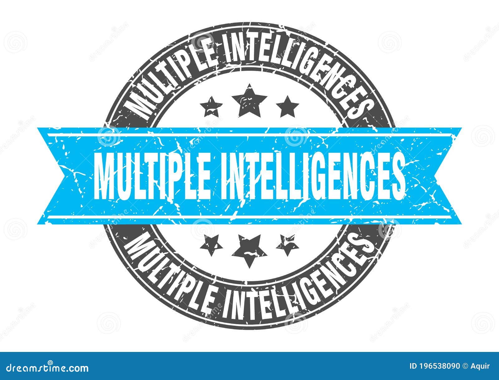 Multiple Intelligences Stamp Stock Vector - Illustration of multiple ...