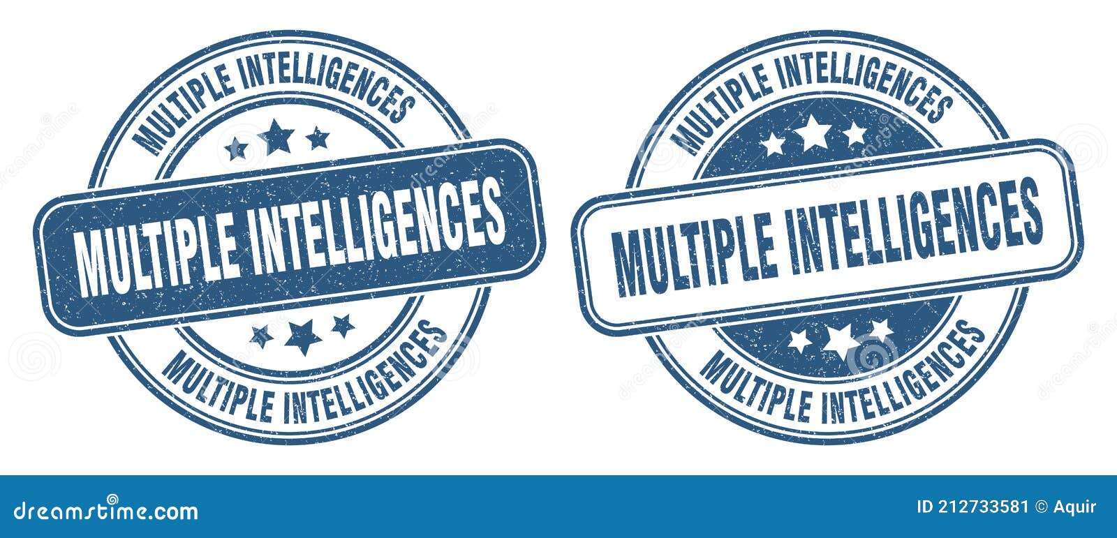 Multiple Intelligences Stamp. Multiple Intelligences Label. Round ...