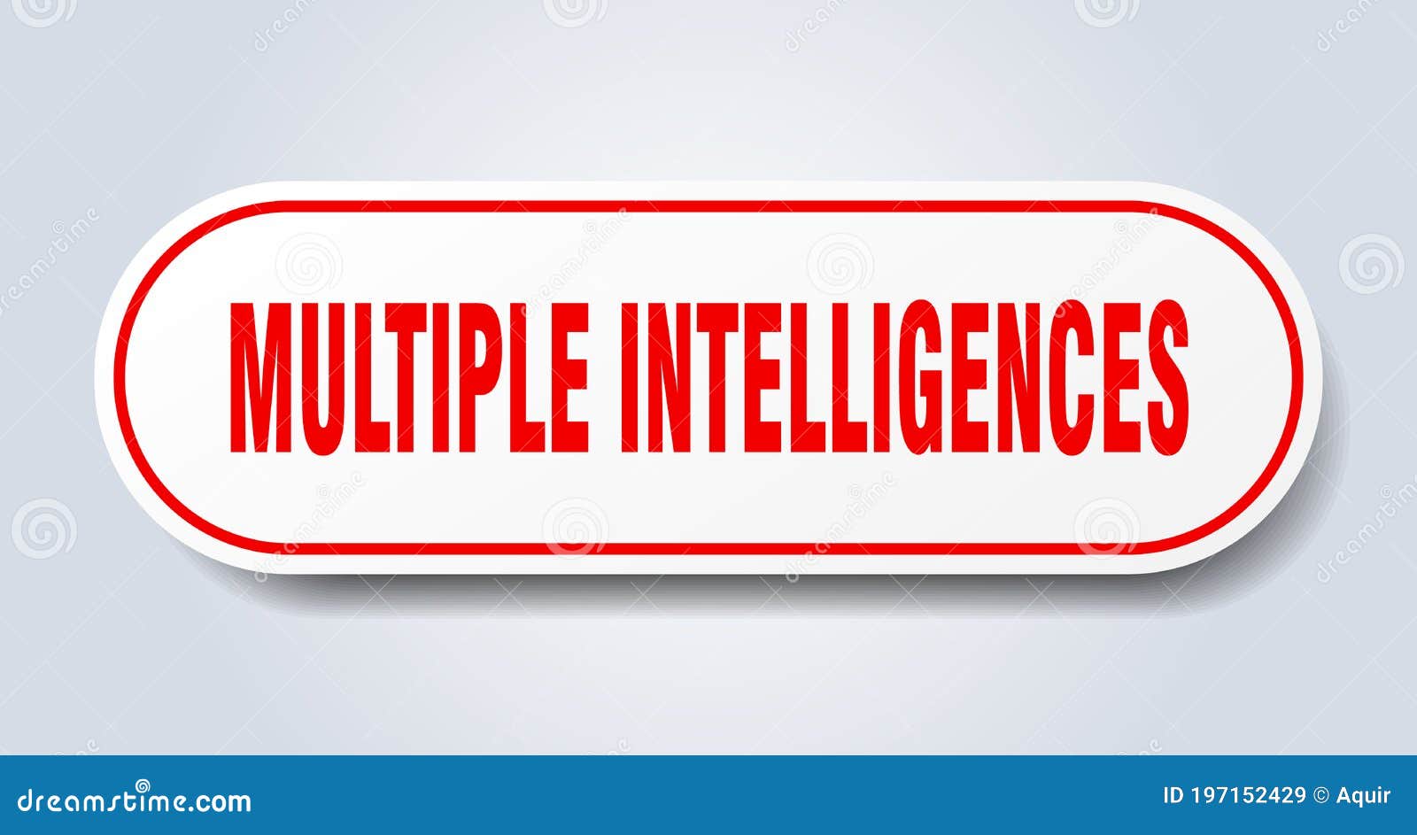 Multiple Intelligences Sticker. Cartoon Vector | CartoonDealer.com ...