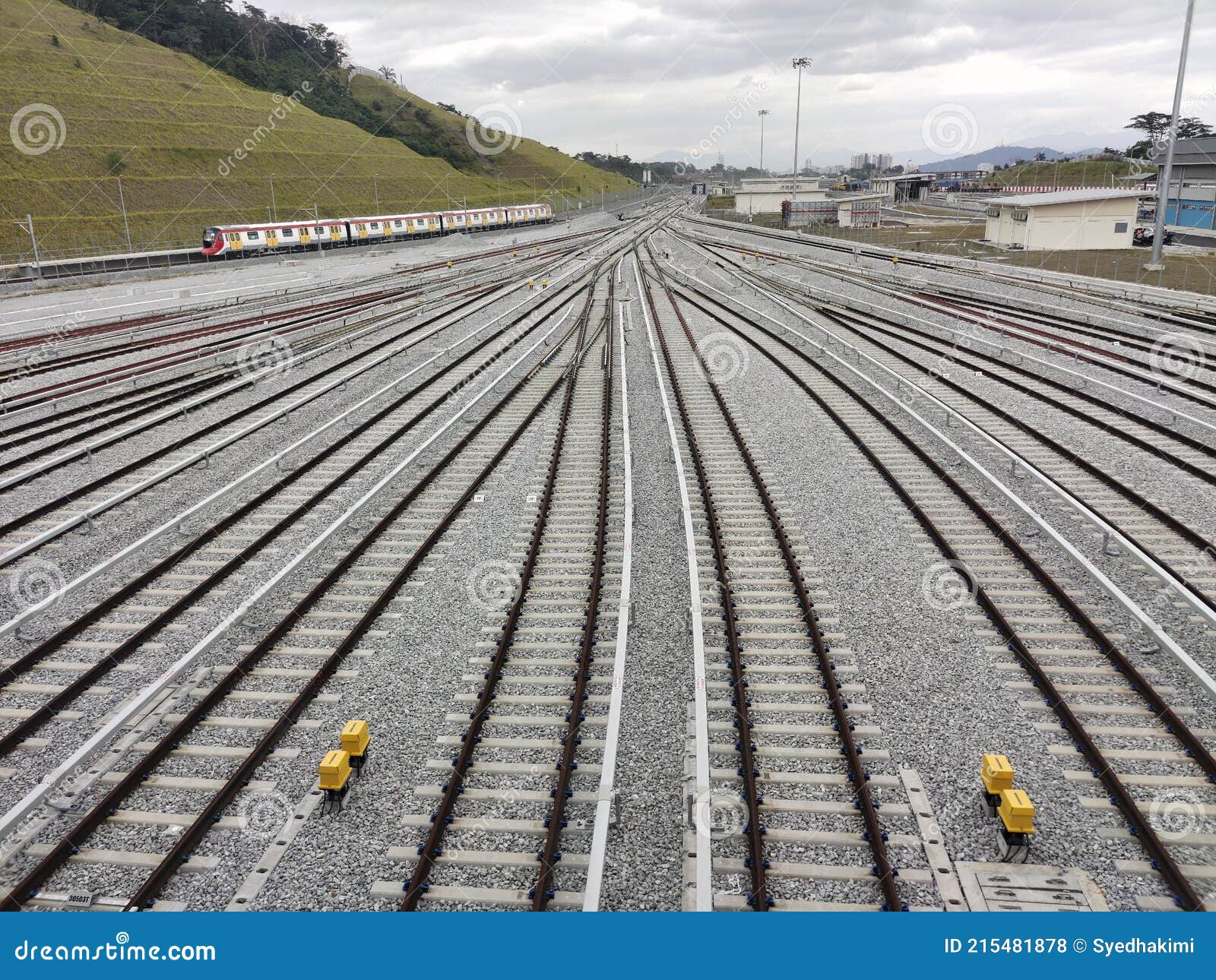 Multiple Lane of Railway Track Editorial Stock Photo - Image of ...