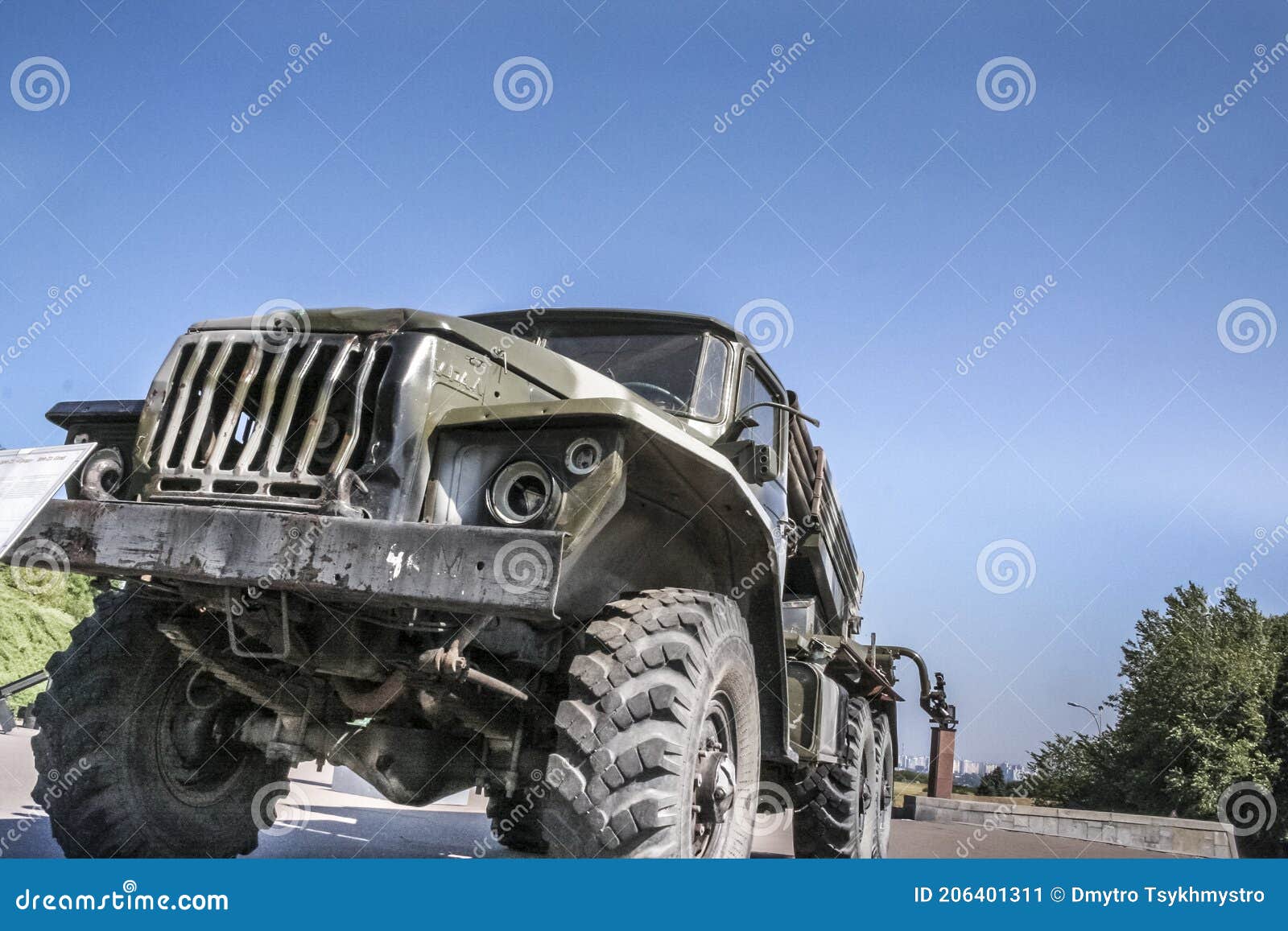 A Multiple Launch Rocket Launcher Grad Editorial Photo - Image of fire ...