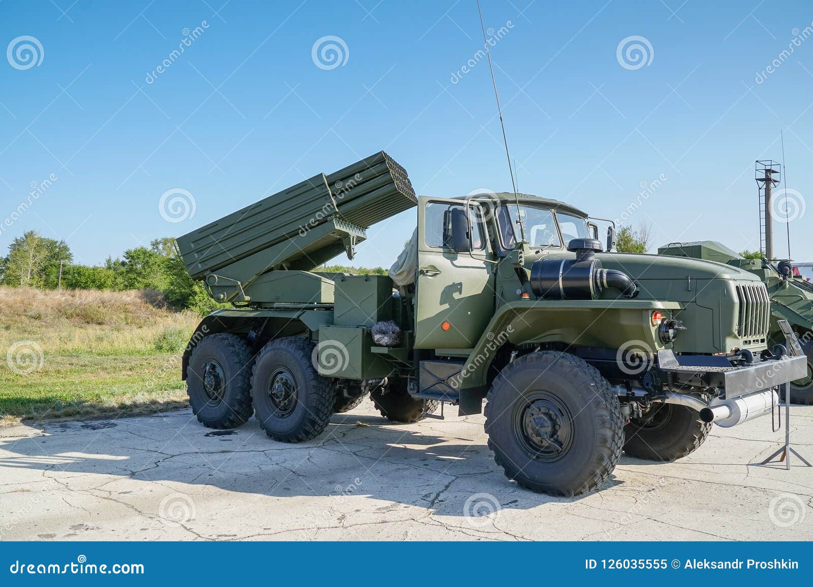 Multiple Launch Rocket System Stock Image - Image of equipment ...