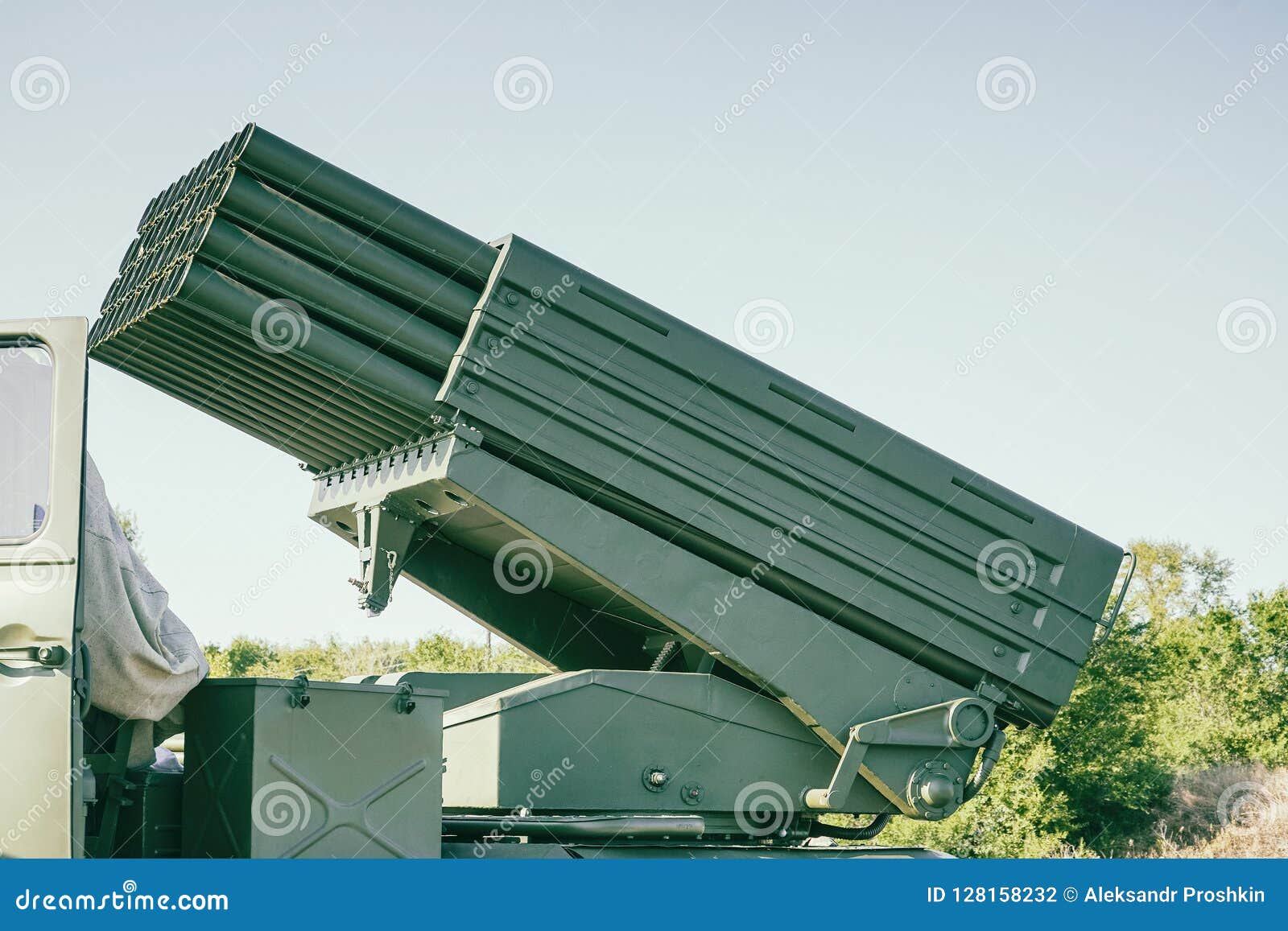 Multiple Launch Rocket System Stock Photo - Image of launch, army ...