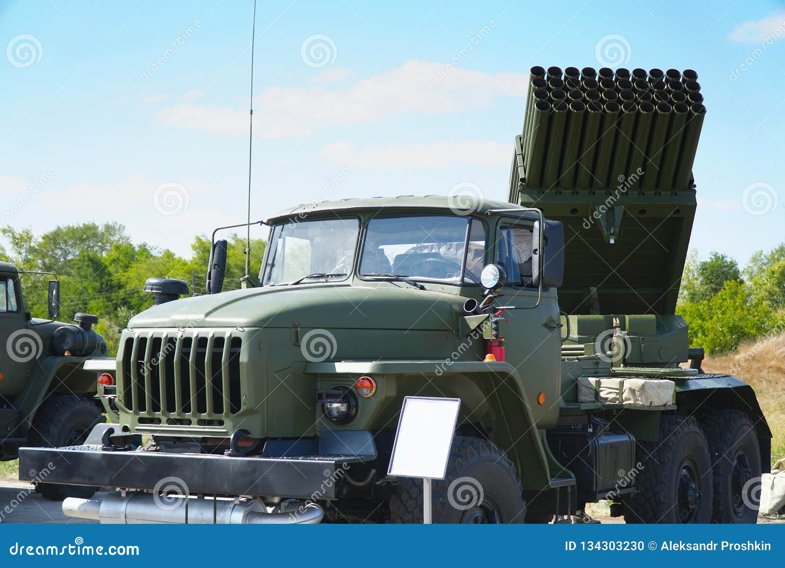 Multiple Launch Rocket System Stock Photo - Image of army, lorry: 134303230